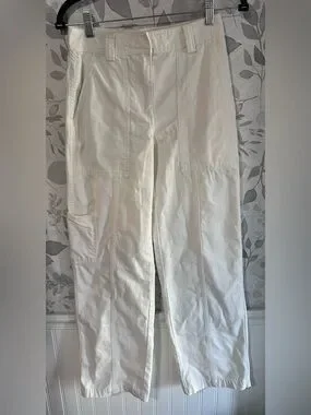 Sunday Best | Pants & Jumpsuits | Sunday Best Cream Utility Cargo Pants ...